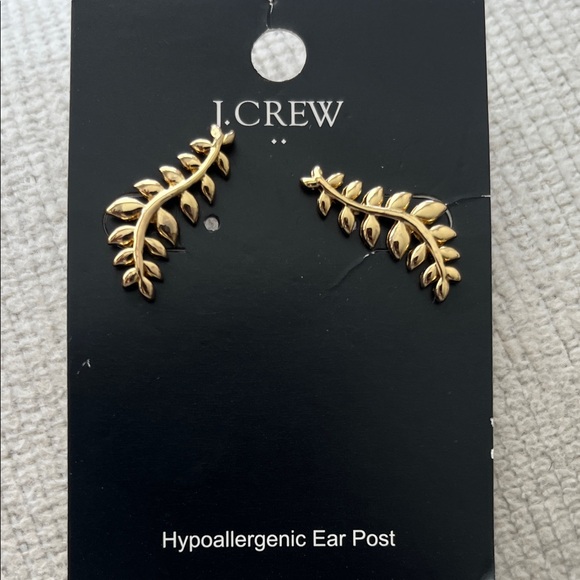 J. Crew | Jewelry | J Crew Gold Botanical Earrings | Poshmark